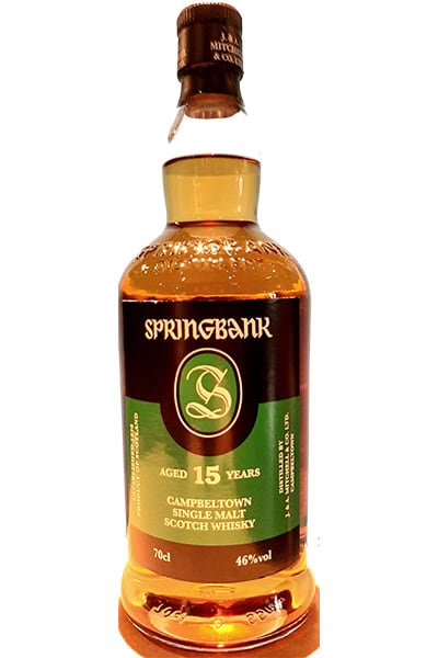 Whisky Springbank 15 ans Ecosse - Le vin dans les voiles